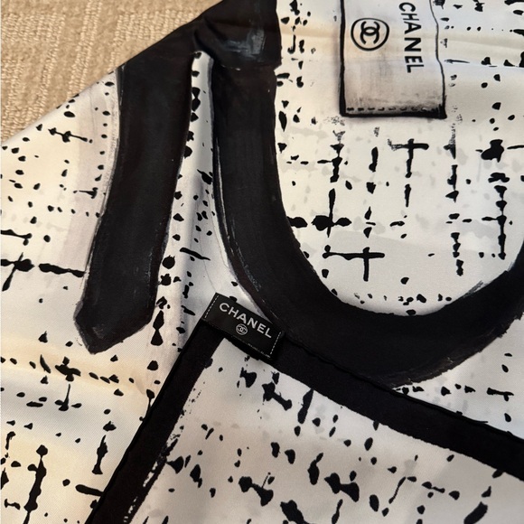 CHANEL | Accessories | Chanel Silk Scarf | Poshmark